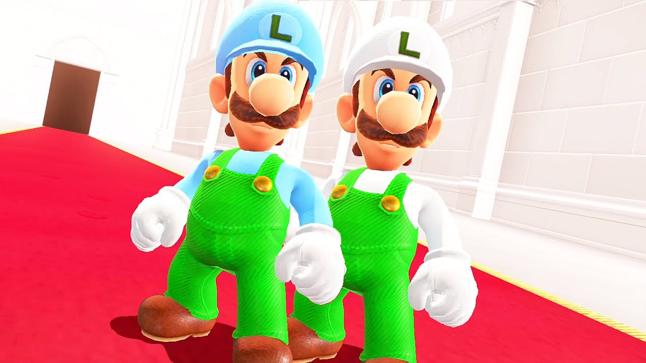 Fire Mario And Ice Luigi