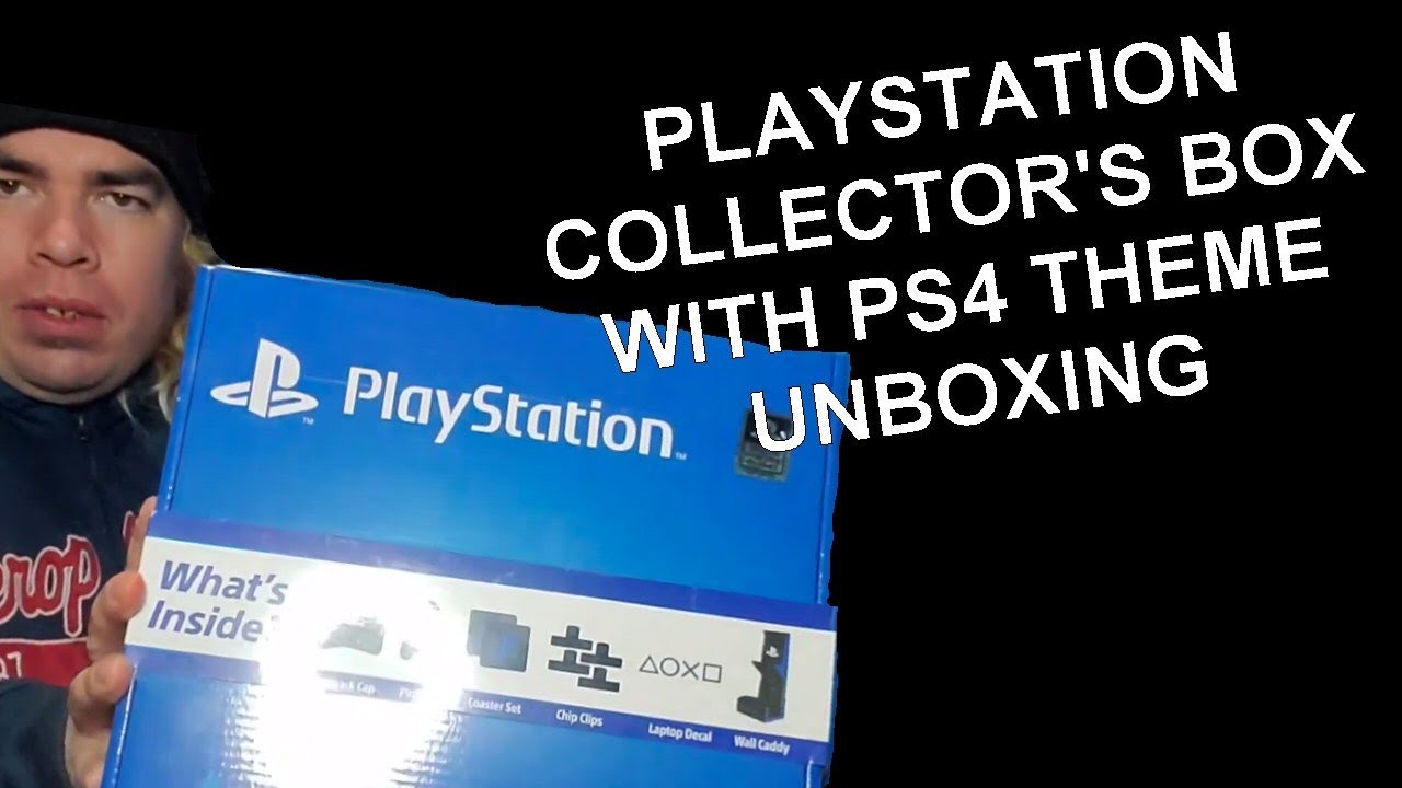 PlayStation Collector's Box with PS4 theme Unboxing - YouTube