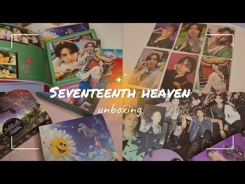 [SEVENTEENTH HEAVEN] album unboxing 3 version 😭💗💗 - YouTube