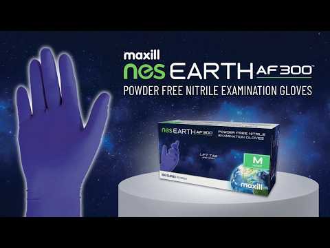 maxill nes EARTH AF 300 Nitrile Medical Examination Gloves 🧤