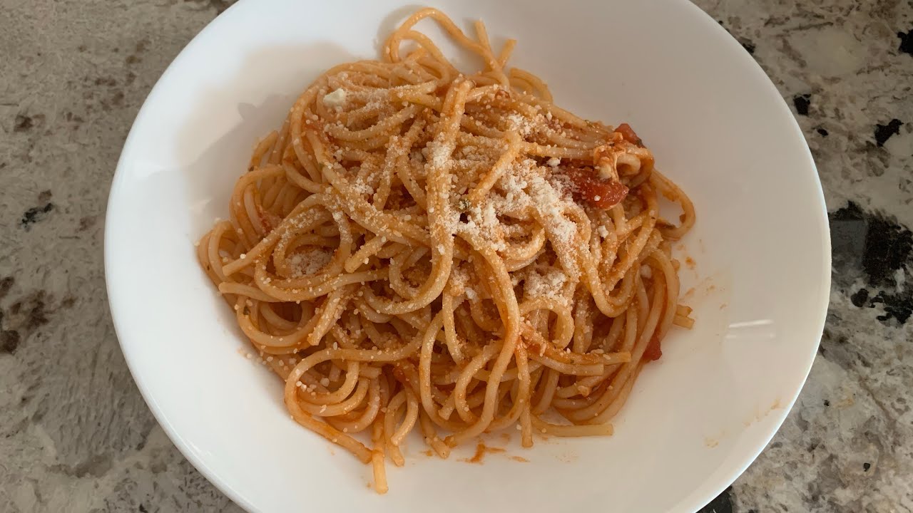 EASY SPAGHETTI RECIPE | KIDS FAVORITE | FLEXIBLE KITCHEN - YouTube