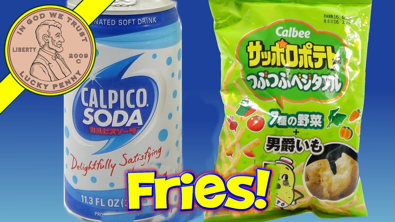 Calpico Carbonated Soda & Calbee Sapporo Potato Vegetable Japanese ...