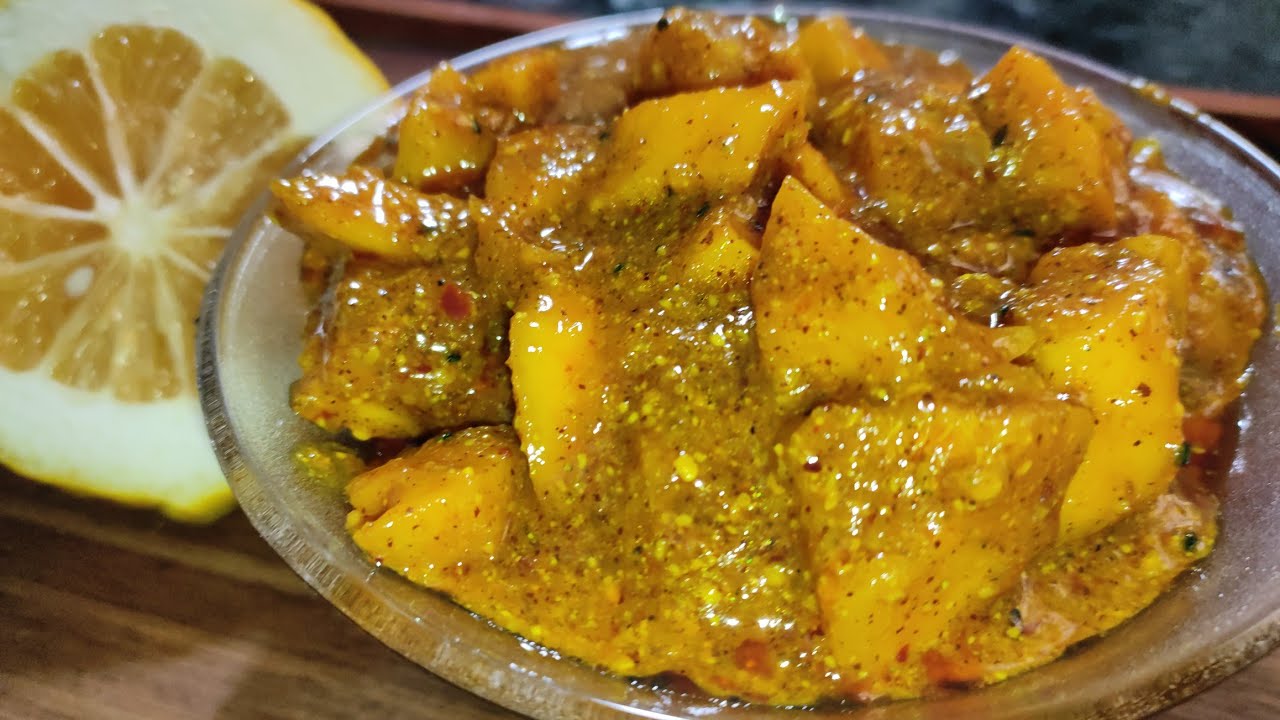 Instant kimb ka achar | how to make kimb pickle - YouTube