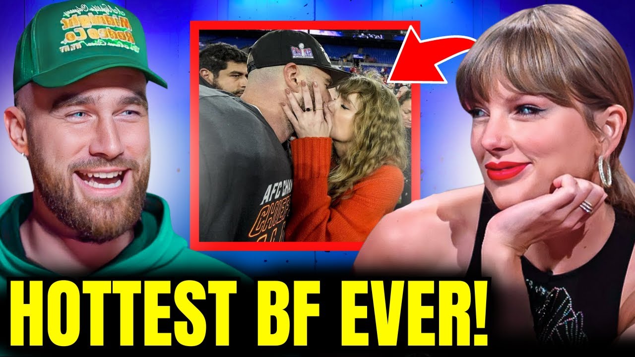 Taylor's ADORABLE reaction to Travis in New Interview! - YouTube