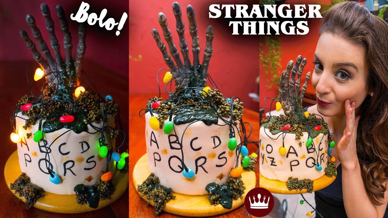 BOLO STRANGER THINGS (DEMOGORGON CAKE - receita 2 temporada) | Cozinha ...