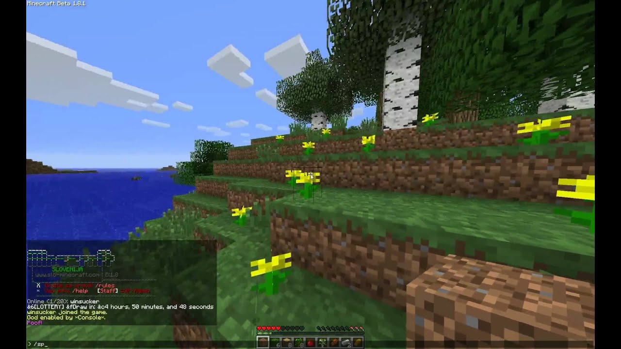 Preview.. Minecraft 1.8 Minecraft Slovenia - YouTube
