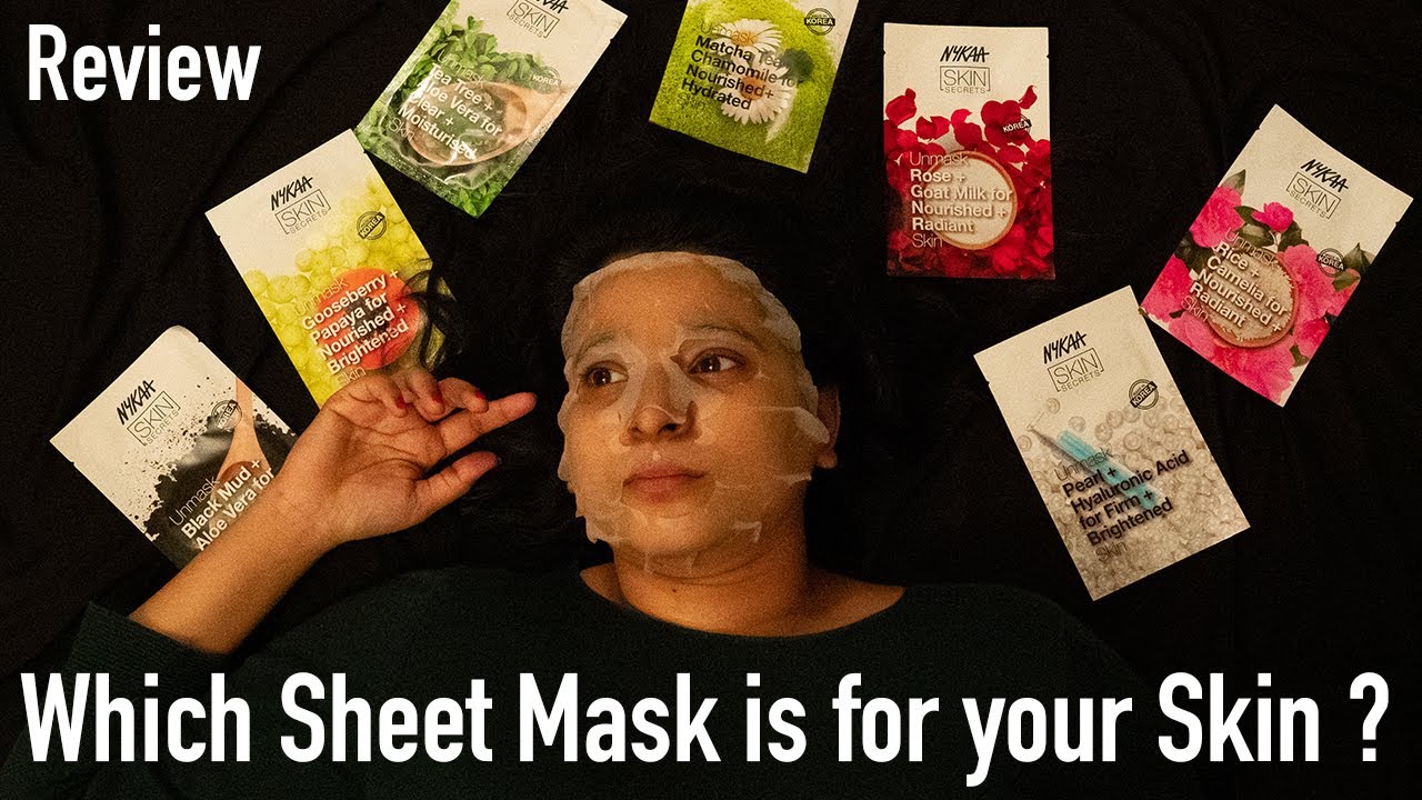 Types of sheet masks for different skin types | Nykaa sheet masks ...