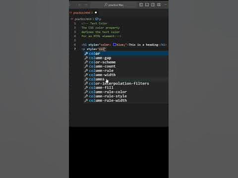 Text Color | #html #coding #code #webdesign #html5 #htmlcode #webdevelopment - YouTube
