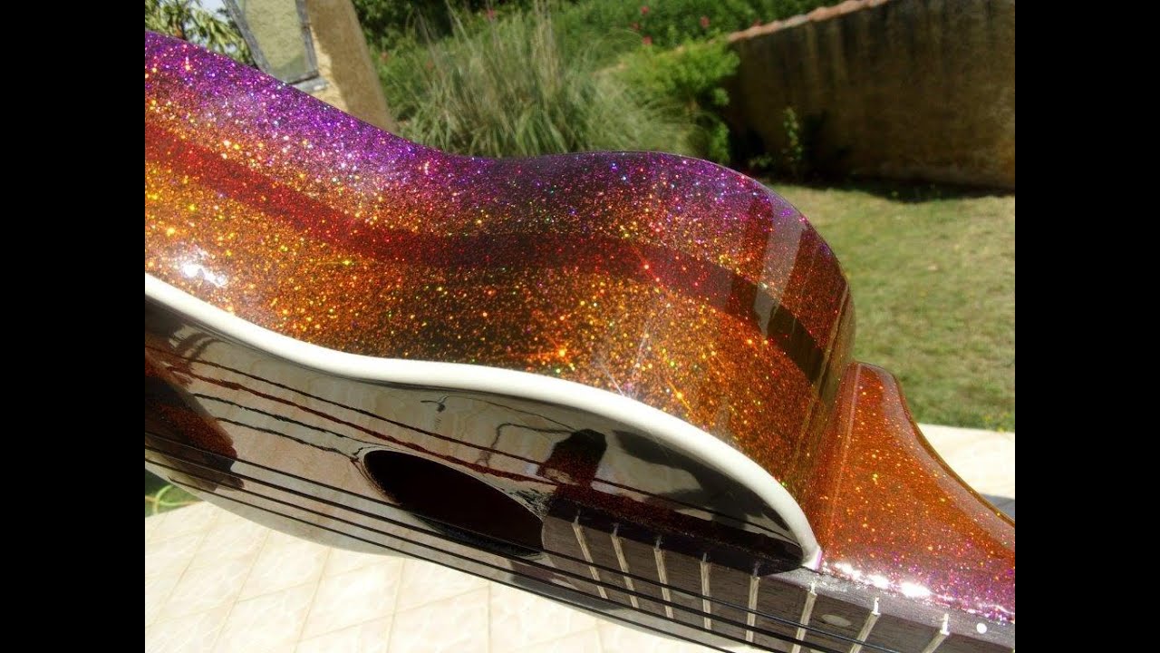 Candy Metal Flake ukulele - YouTube