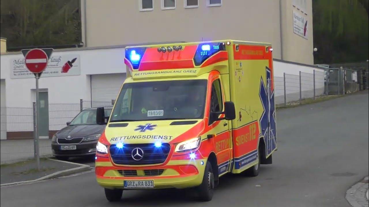 RTW 1 Rettungsambulanz Greiz - YouTube