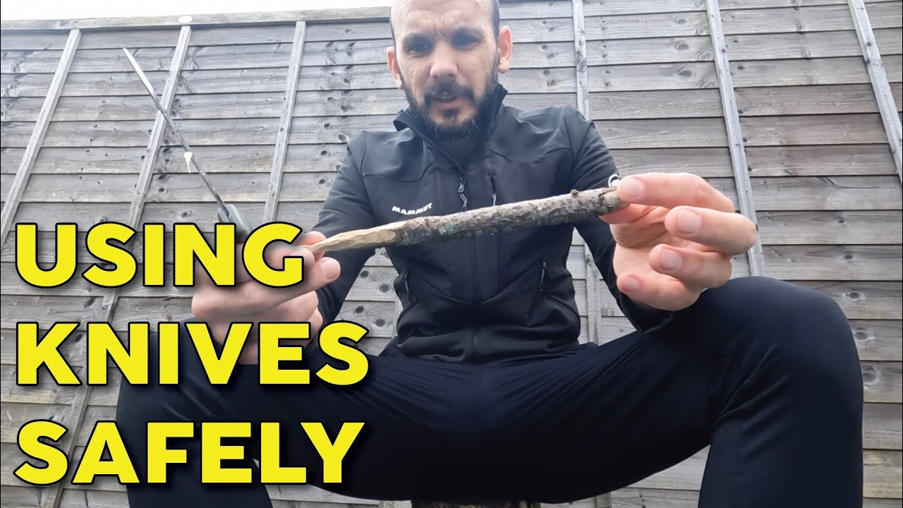 Using Knives Safely - Forest School Equipment - YouTube