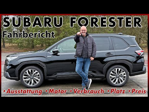 Subaru Forester - Probefahrt 6. Generation des Mild-Hybrid SUV | Test Review Offroad Deutsch 2024
