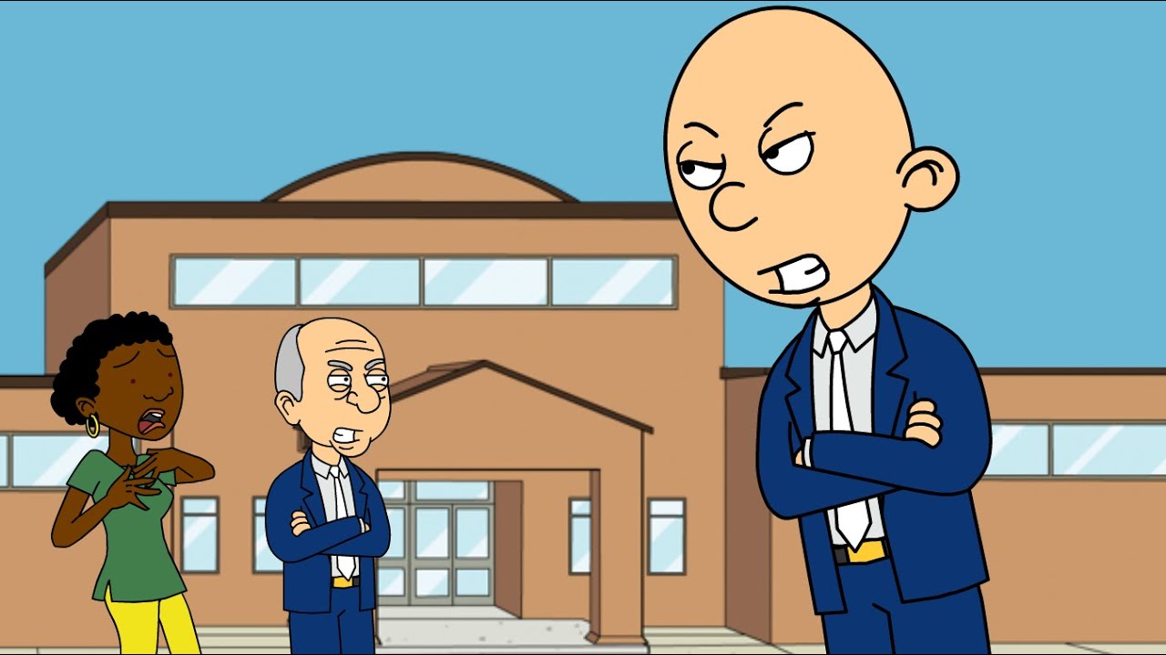 Classic Caillou Becomes The Principal/Grounded - YouTube