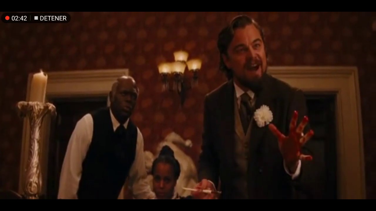 Django Escena Leonardo DiCaprio - YouTube