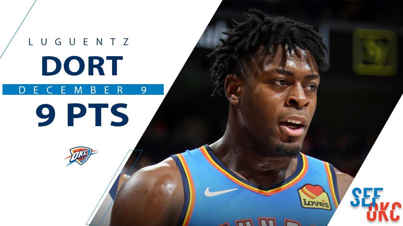 Luguentz Dort's Full Highlights: 9 PTS, Defensive Stops vs Jazz | 2019 ...