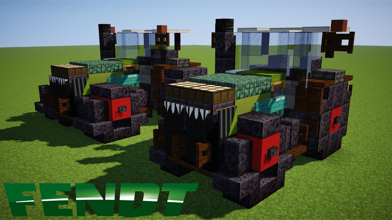 Minecraft Fendt 1050 Tractor Tutorial - YouTube