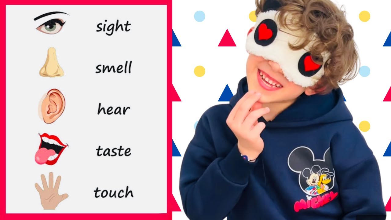 Joud and Mahmoud learn about the 5 Human Senses - YouTube