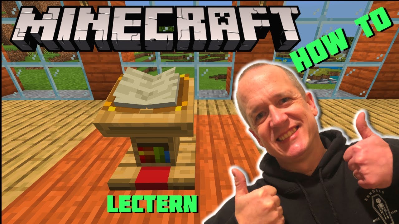 How to CRAFT and USE a LECTERN in Minecraft - YouTube
