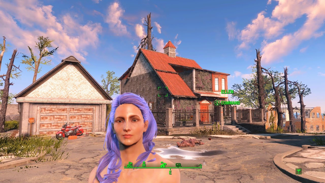Fallout 4- pre war custom player house mod with indoor pool. # ...