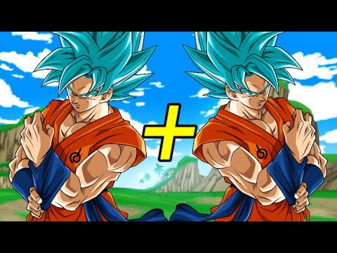 Dragon Ball Character's Fusion !! [ Goku Super Saiyan Blue + Goku Super ...