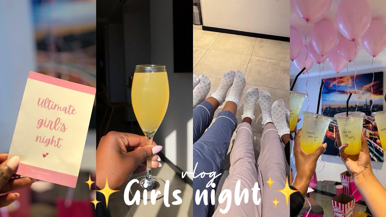 Girls Night Vlog🌸🎀| Staycation with the girls - YouTube
