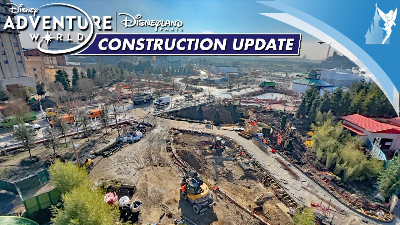 🚧 Construction update Walt Disney Studios into Disney Adventure World ...