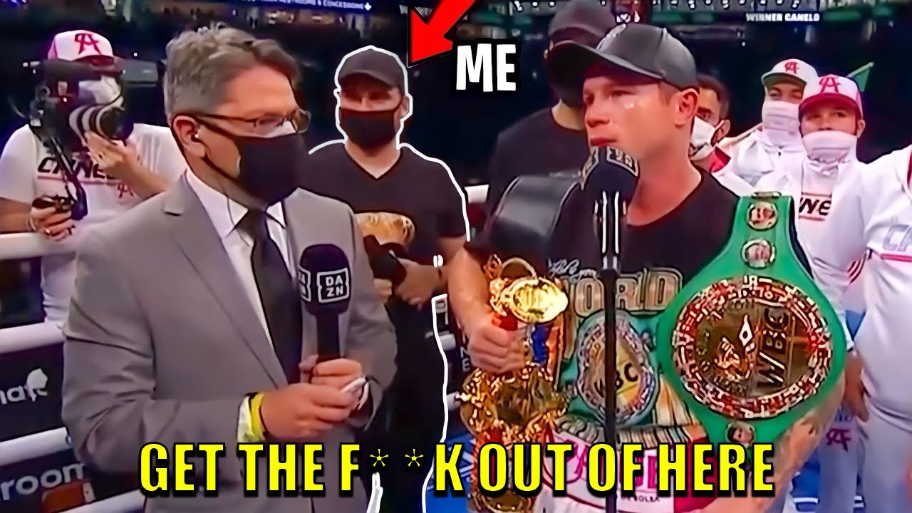 Canelo Got Mad at Me! - YouTube