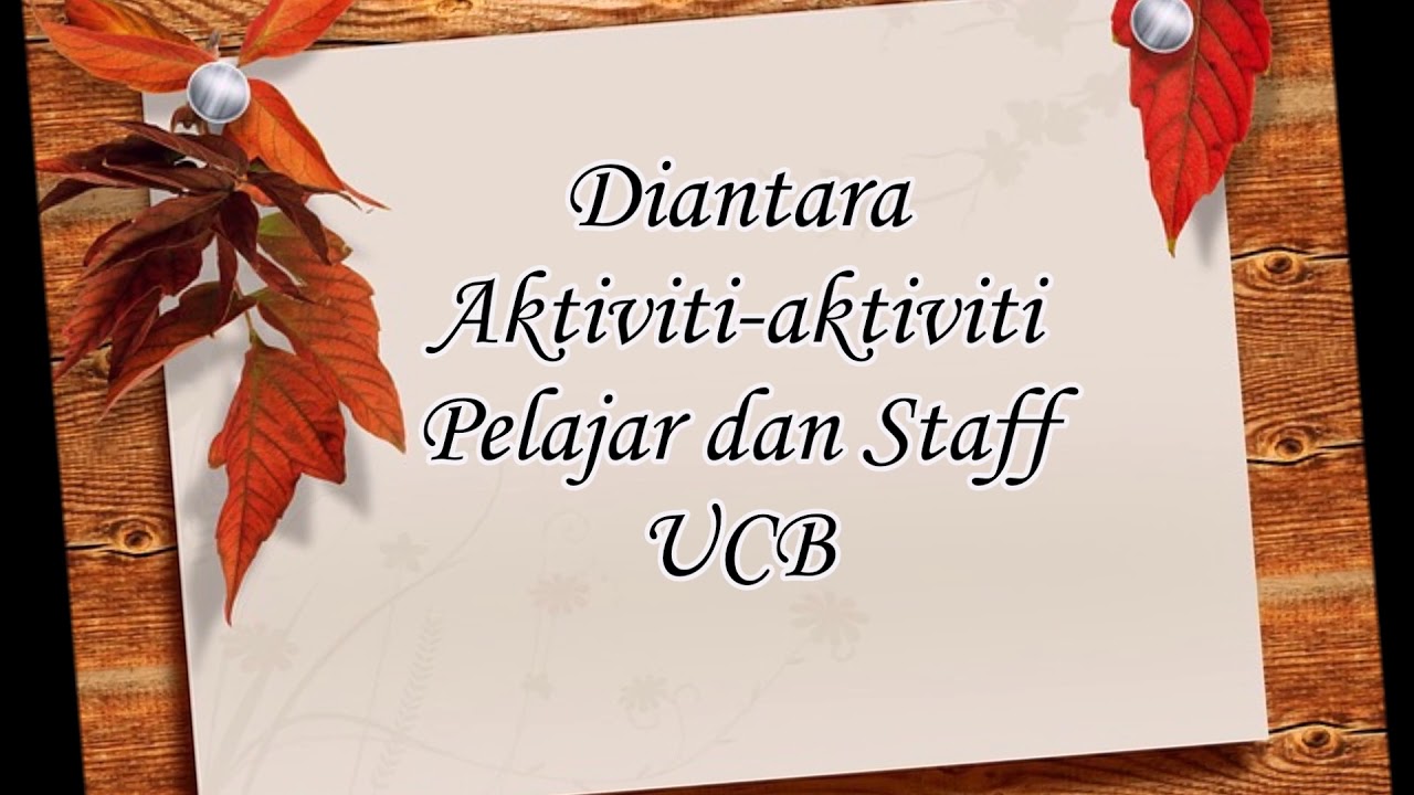 Mengenai Universiti College Bestari (UCB) Dan Aktiviti - YouTube