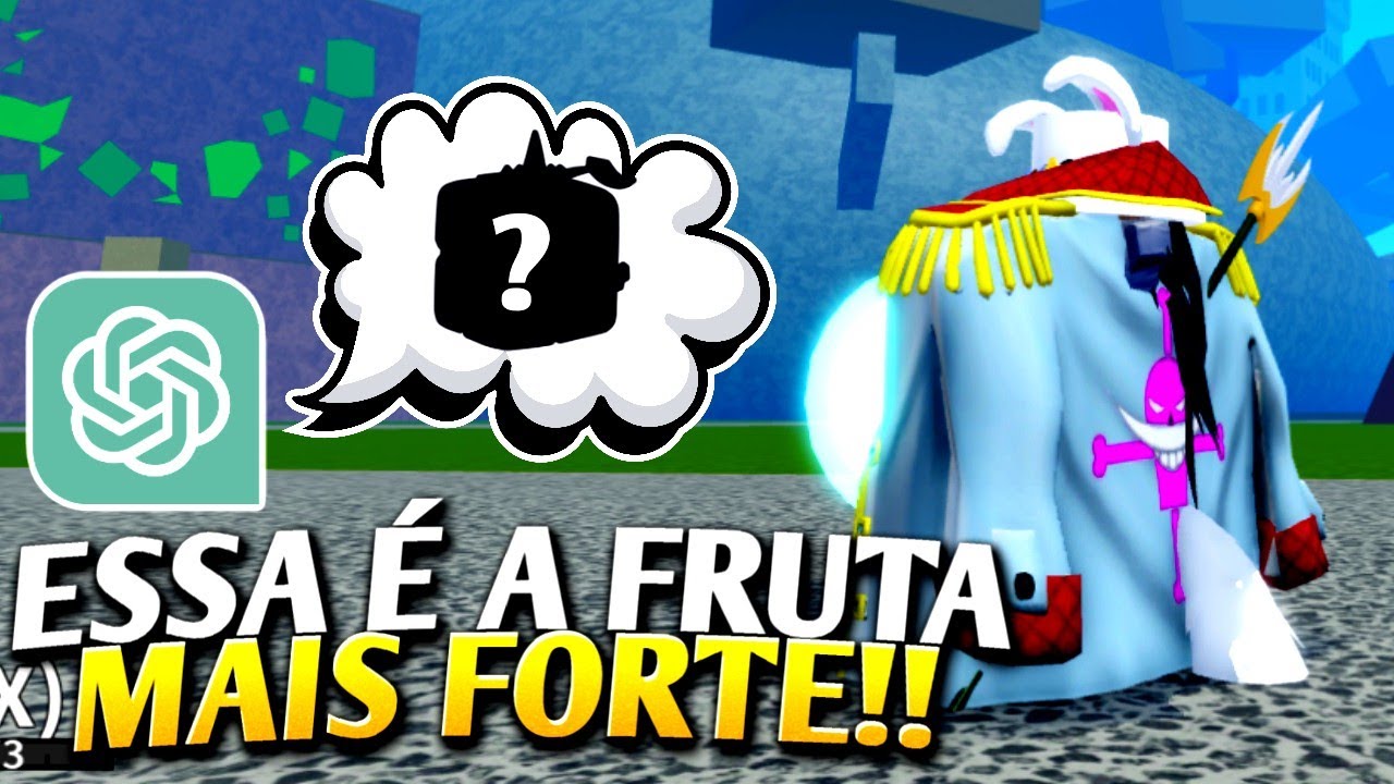 FIZ UM COMBO COM A FRUTA MAIS FORTE SEGUNDO O CHAT GPT!!! BLOX FRUITS ...