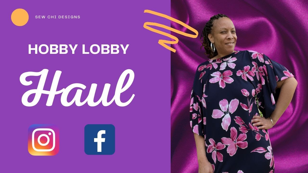 Sewing Fabric Haul/ Hobby Lobby Haul/ Clearance Fabric - YouTube