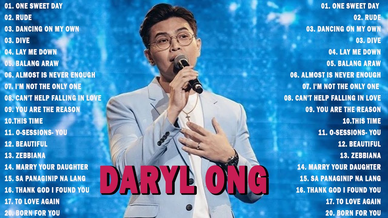 New Cover Songs Daryl Ong 2023 - Daryl Ong Nonstop Love Songs ...