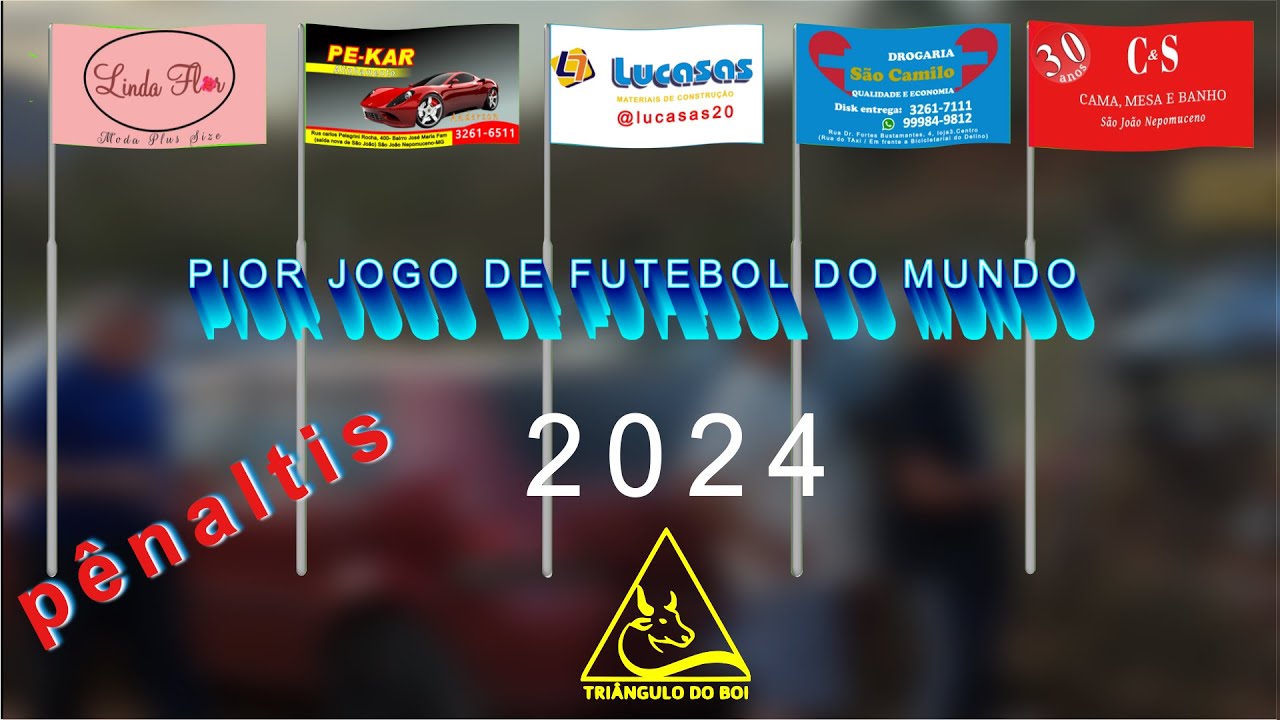 pênalti masculino PIOR JOGO DE FUTEBOL DO MUNDO 2024 - YouTube