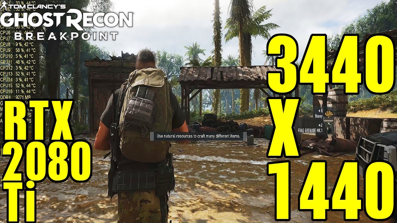 Ghost Recon Breakpoint Rtx 2080 Ti Ultra Settings! 3440X1440 - YouTube