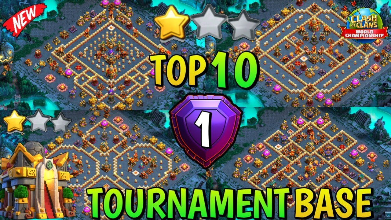 TOP *10* TOURNAMENT BASE TH16 | ANTI ROOT RIDER TH16 BASE | BASE LAYOUT ...