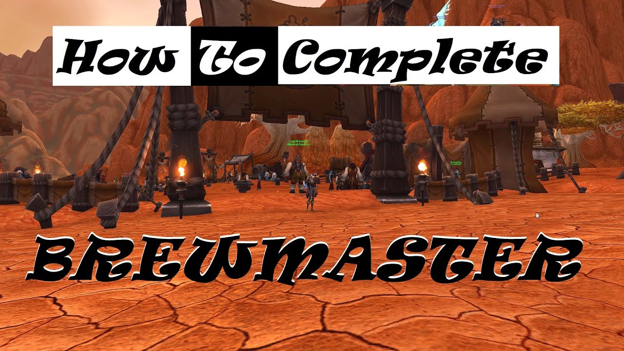 How To Complete: Brewmaster Achievement explained in under 5 min - YouTube