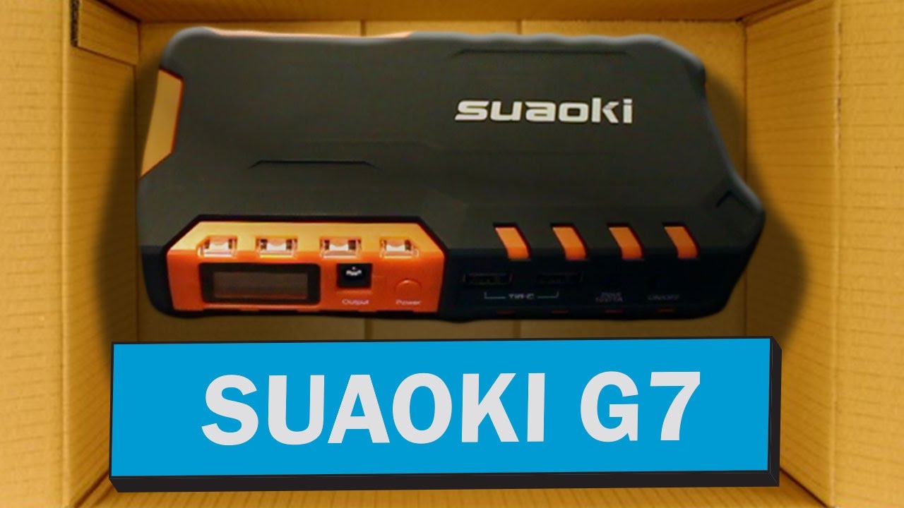 Suaoki G7 | Car Jump Starter | Avviatore di Emergenza - YouTube