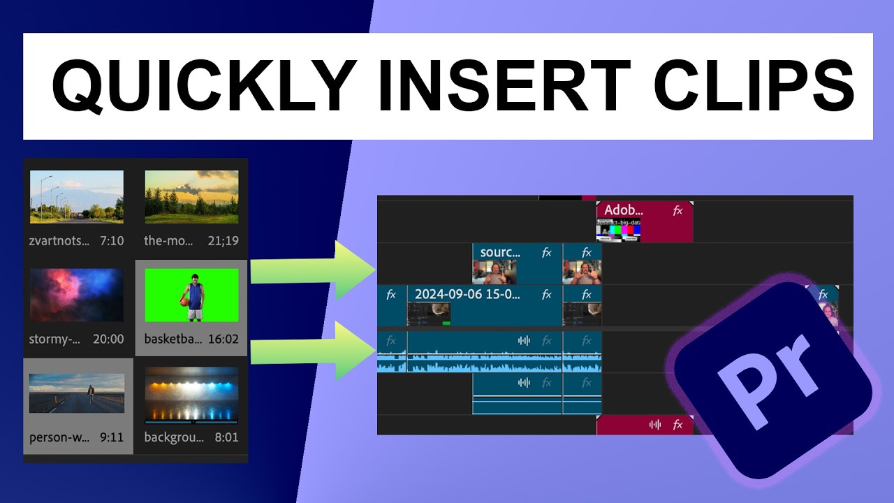 How To Quickly Insert Clips Between Other Clips In Adobe Premiere Pro How To Quickly Insert Clips Between Other Clips In Adobe Premiere Pro