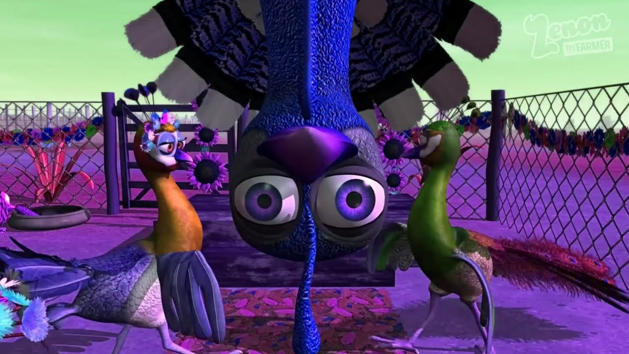 Mr. and Mrs. Turkey Dance moves//Sponsored by Gamavision Csupo effects ...