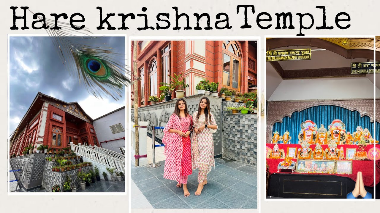 Discover the Serenity of Hare Krishna Temple in North Guwahati: A Spiritual Journey ️🦚 - YouTube