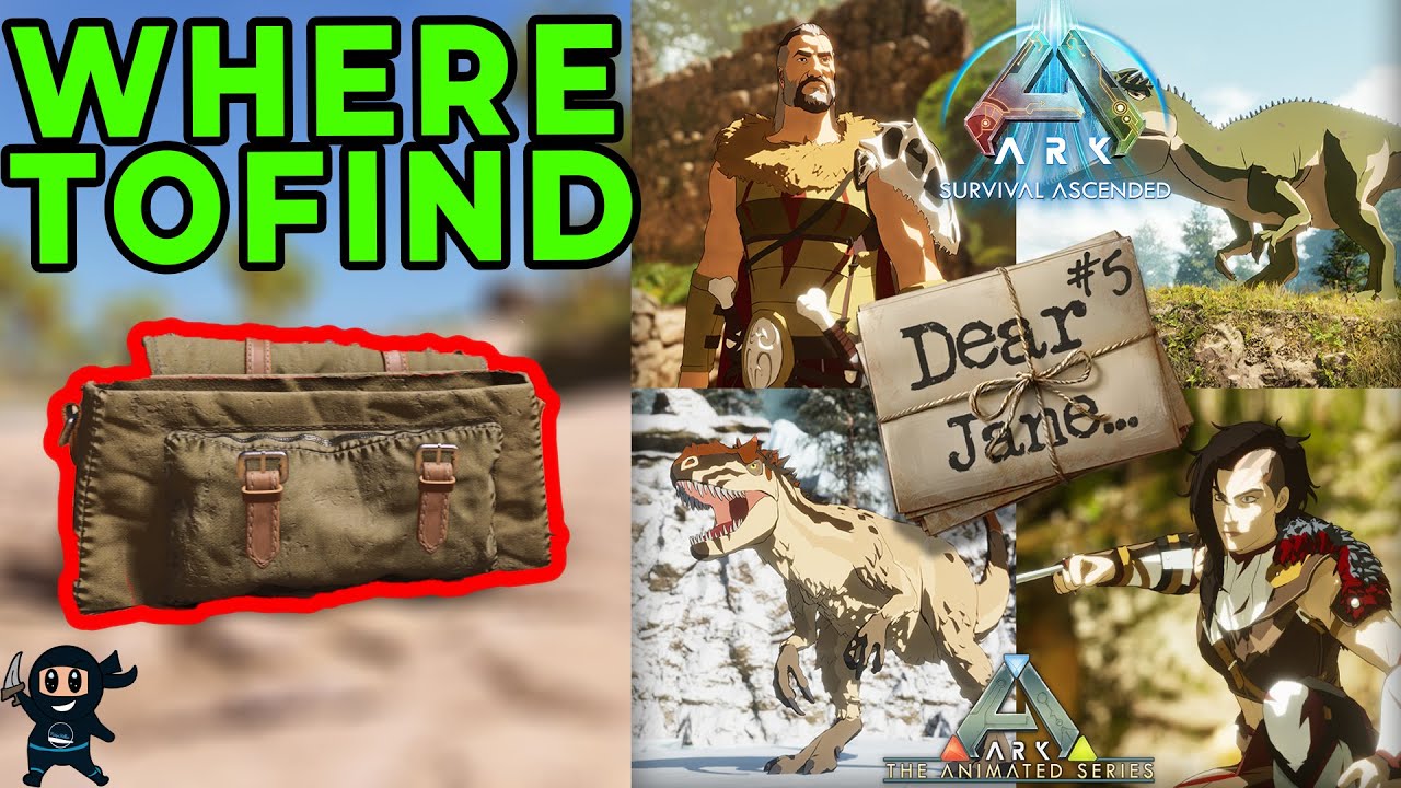 Where To Find 5 Dear Jane Note & Animated Skins in ARK: Survival ...