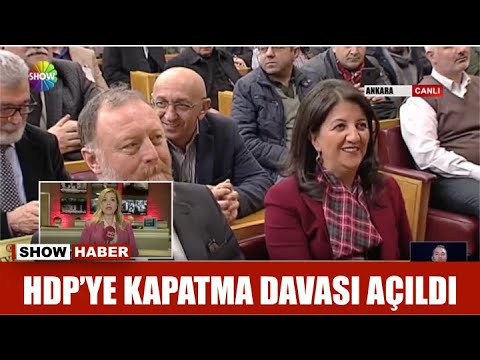 HDP'ye kapatma davası açıldı