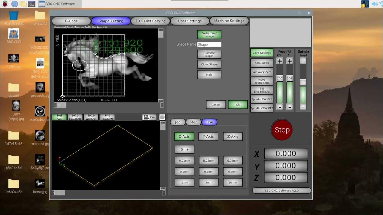 Raspberry Pi CNC (SBC-CNC): Generating G-Code for CNC Machines. # ...