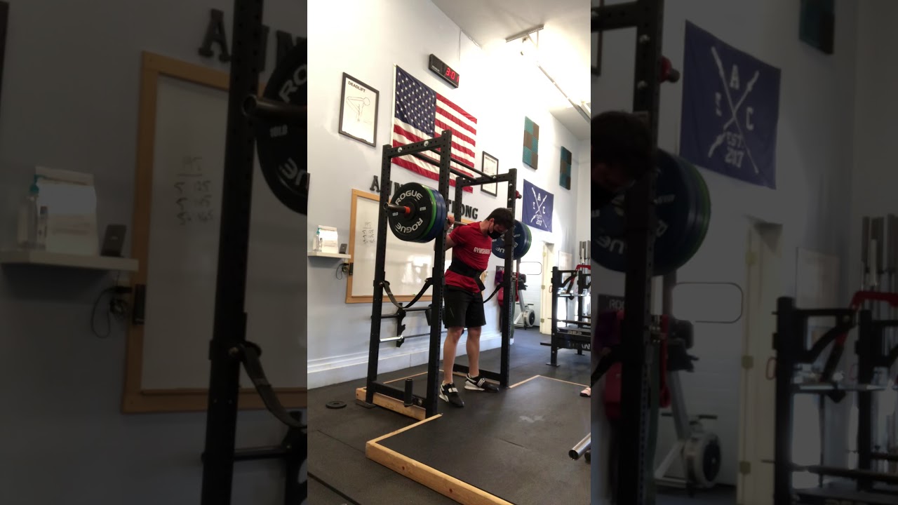 300 lb squat novice linear progression using starting strength model - YouTube