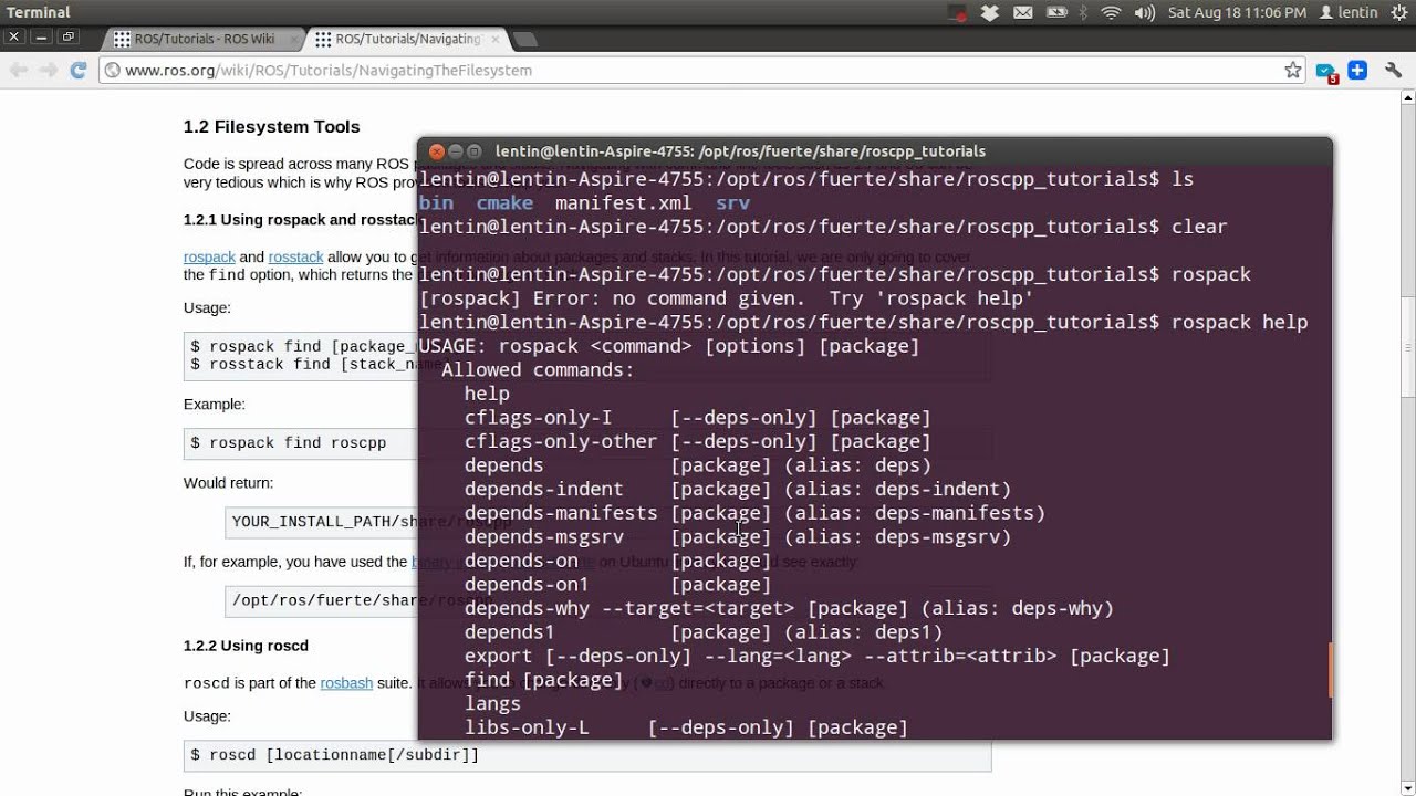 Ros Filesystem Youtube