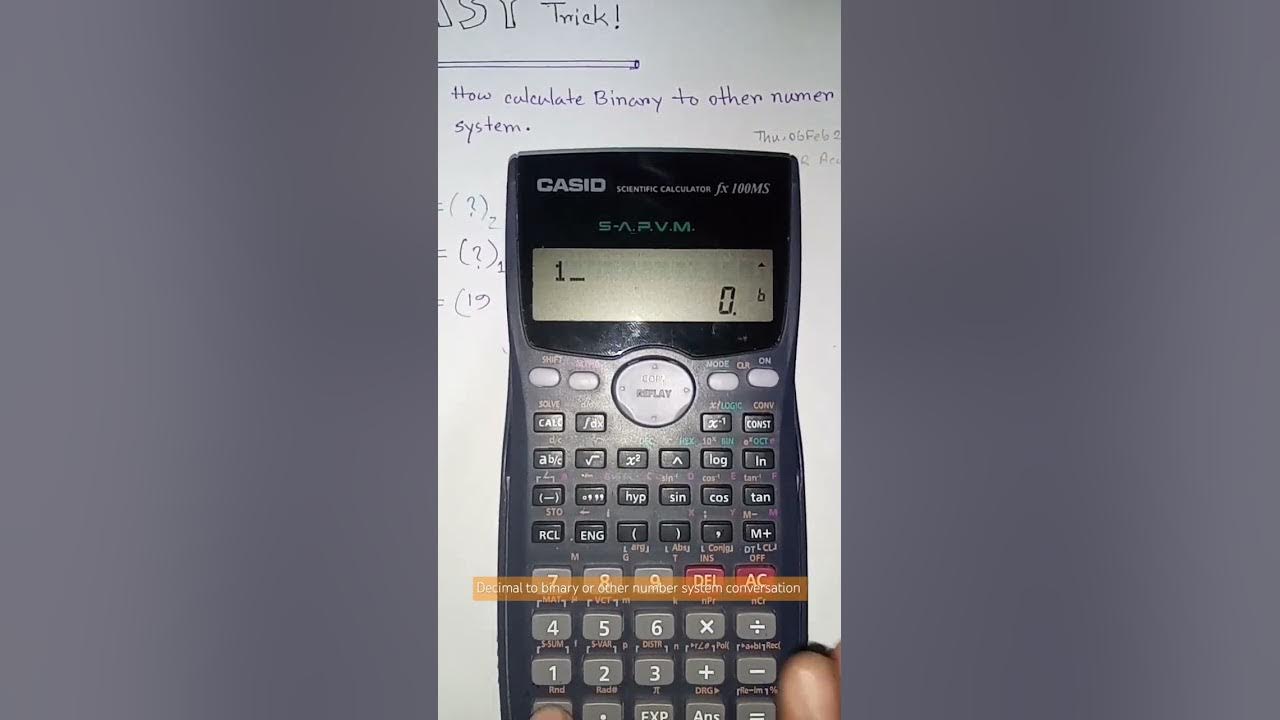 Decimal to Binary Number system conversation - YouTube
