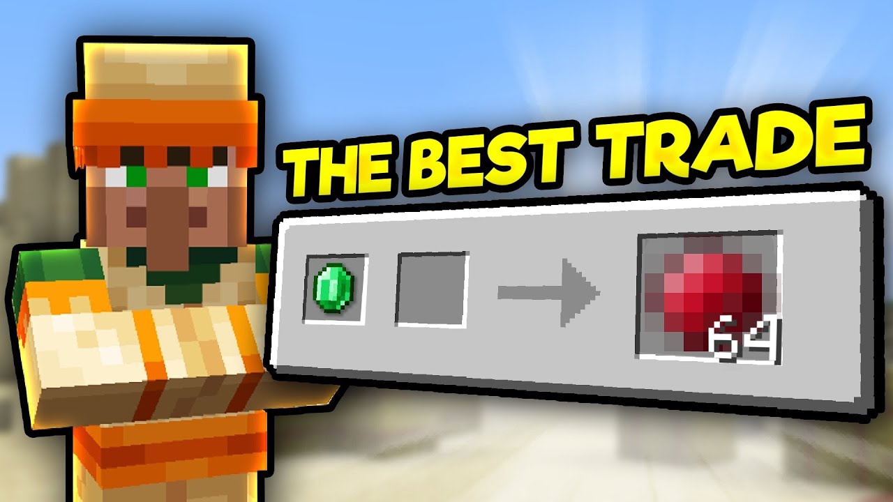 The 10 BEST Villager Trades For Any Minecraft World - YouTube