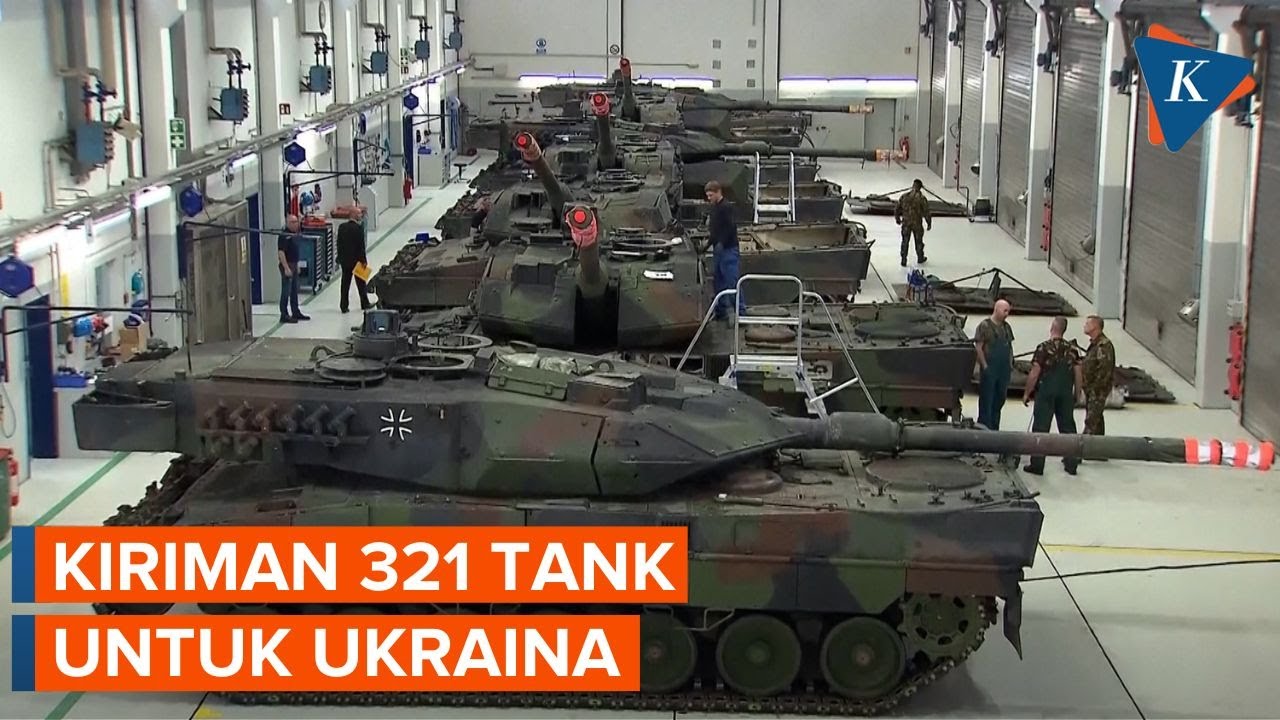Ukraina Dapat 321 Tank dari Barat, Ada Abrams hingga Leopard 2 - YouTube