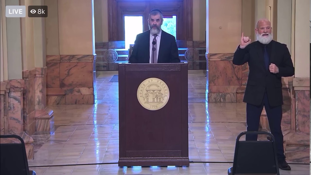 R. Ilan D. Feldman Prayer at State Capitol - YouTube