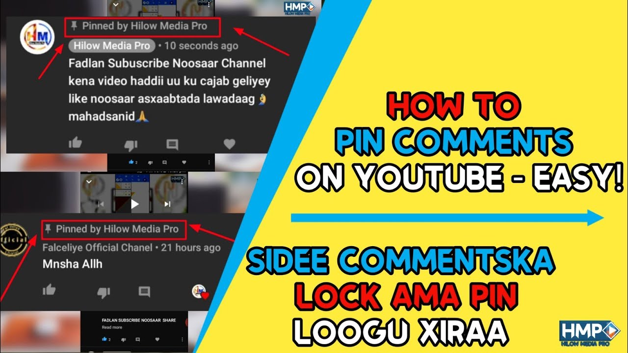 How To Pin Comments On Youtube Video - Easy! - YouTube