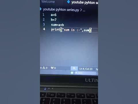 Only for beginners #coding #python #pythonprogramming #sum #programming #vscode #virlvideo # ...